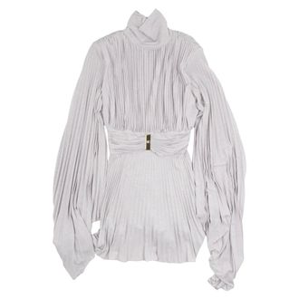 Elisabetta Franchi Femme, Robes, Violet, Taille: 38 FR Robe Courte en Jersey Lurex