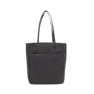 Dior Pre-owned Trotter Canvas Leder Tote Bag - - Pre-owned - Damen - Schwarzk - ONE SIZE