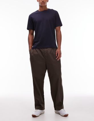 Carhartt Work in Progress Evan - Pantalon fuselé ample - Marron-Brown