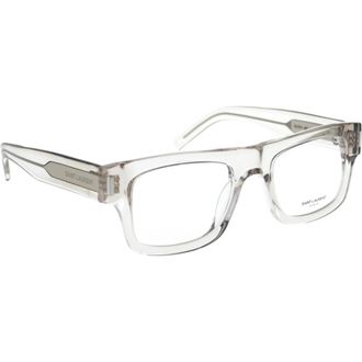 Saint Laurent Ikonoische Original-Rezeptbrillen mit 3-j&auml;hriger Garantie - - Accessories - Herren - Grau - 50 MM