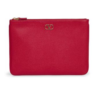 Valentino Garavani Femme, Sacs, Rouge, Taille: ONE Size Clutch