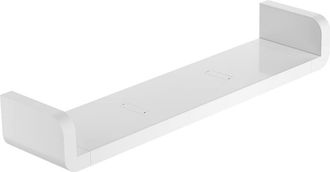 Aboofan Wasserdichtes Kunststoff Wandregal ohne Bohren Multifunktionales Bad Organizer Regal für Seife Shampoo Kosmetik Platzsparendes Badezimmer Eckregal