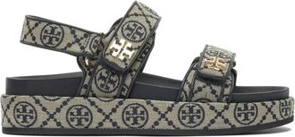 Tory Burch Tory Burch Sandalen - Kira Sport Sandals With Adjustable Straps - Gr. 8 - in Grau - f&uuml;r Damen
