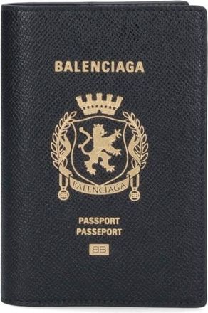 Balenciaga Logo Passport Holder