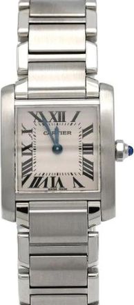 Cartier Pre-owned Tank Francaise Stainless Steel Quartz - Femme - Pre-owned - Gris - Taille: ONE Size