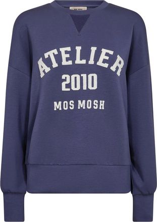 Mos Mosh MOS Mosh, Femme, Sweatshirts et sweats &agrave; capuche, Bleu, Taille: 44 FR SweaT-shirts
