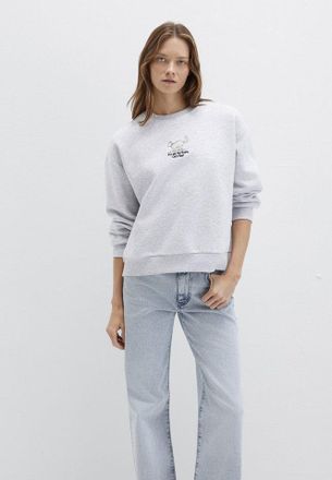 Mavi Rundhalspullover CAT PRINTED SWEATSHIRT Sweatshirt Rundhals