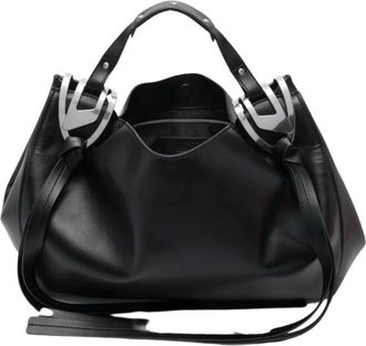 Diesel Femme, Sacs, Noir, Taille: ONE Size Knot medium handbag
