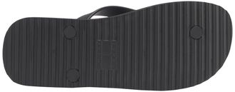 Tommy Jeans Damen Flip Flops Logo Zehentrenner, Schwarz (Black), 36