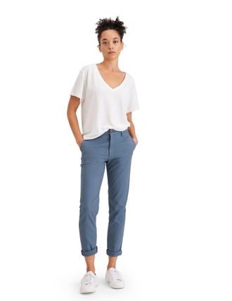 Dockers Damen Weekend Slim Casual Chinos, Vintage Indigo, 29 Lang EU