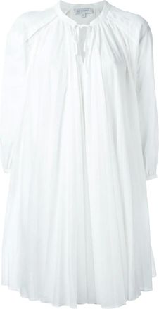 IO Ivana Omazic robe ample à détail noué au col - Blanc