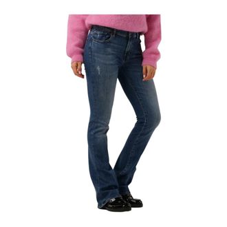 7 For All Mankind Skinny Slim Illusion Alleyway Raw Cut Jeans - - Jeans - Damen - Blau - W26