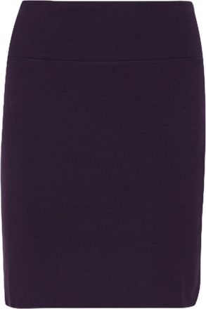 Kaffe Rock Penny Damen Rock Knielang Midirock Jersey Pencil Penny Skirt Strechy Bleistiftrock XS, Dawn Purple