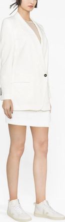 Brunello Cucinelli Womens Single-Breasted Blazer Ss23 W