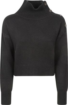 Yves Salomon Pull 49cm - Femme - Pulls - Noir - Taille: 42 FR