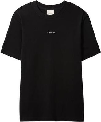 Calvin Klein T-shirt &agrave; col rond en coton m&eacute;lang&eacute;