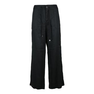Ralph Lauren Comfort Fit Wide Hosen - - Trousers - Damen - Schwarzk - S