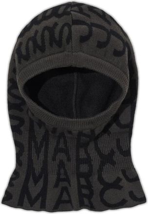 Marc Jacobs Caps & M&uuml;tzen - The Monogram Balaclava - Gr. ONE SIZE - in Grau - f&uuml;r Damen