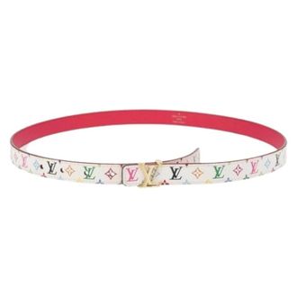 Louis Vuitton Pre-owned Vintage Monogram Multicolor G&uuml;rtel - - Pre-owned - Damen - Wei&szlig; - ONE SIZE