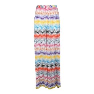 Missoni Strickhose mit Seitenschlitzen - - Trousers - Damen - Mehrfarbig - S