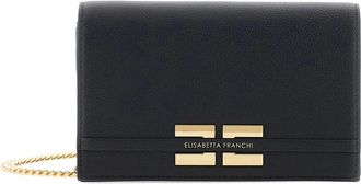 Elisabetta Franchi Femme, Sacs, Noir, Taille: ONE Size Shoulder Bag