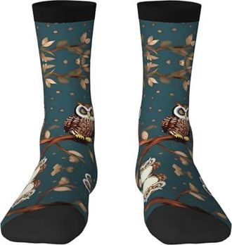 Generic Chaussettes Homme Chouettes Magiques Chaussettes De Sport D&eacute;contract&eacute;es Chaussettes Mi-Mollet Homme Chaussettes De Travail, Pour Cyclisme, Course &Agrave; Pi