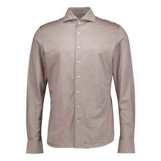 Profuomo Homme, Chemises, Brun, Taille: 2XL Chemise X-Cutaway SF