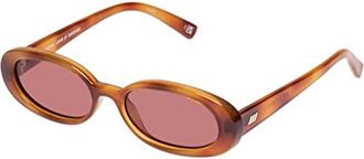 Le Specs Lunettes de soleil OUTTA LOVE pour femme, Orange, taille unique