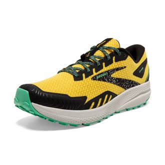 Brooks Herren Divide 4 Sneaker, Lemon Chrome/Black/Spring Bud, 42.5 EU
