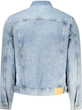 Pepe Jeans London Outdoorjacke Herren Jeansjacke Hellblau - Regular Fit, Verwaschen, 4 Taschen