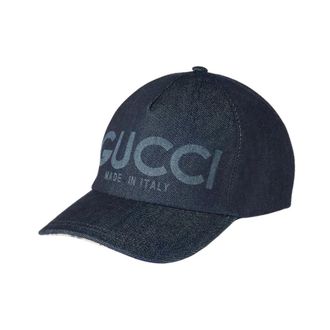 Gucci Hat W Denim - - Accessories - Damen - Blau - L