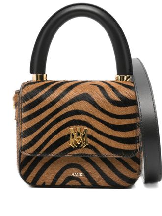 Amiri mini sac &agrave; dos Ma Zebra - Marron