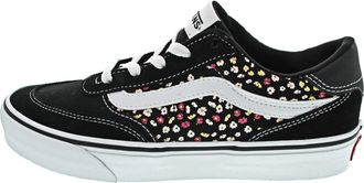 Vans Damen Brooklyn Ls Sneaker, Suede/Canvas Black Floral, 38.5 EU