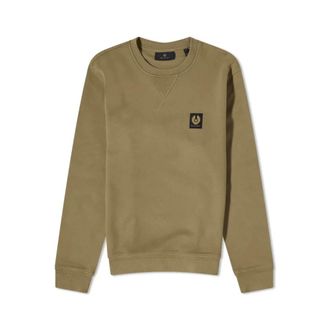 Belstaff Homme, Sweatshirts et sweats &agrave; capuche, Vert, Taille: S Logo SweaT-shirt