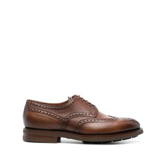 Santoni Chaussures Derby en cuir - Homme - Chaussures - Brun - Taille: 43 EU