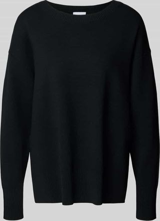 Comma Strickpullover mit Seitenschlitzen