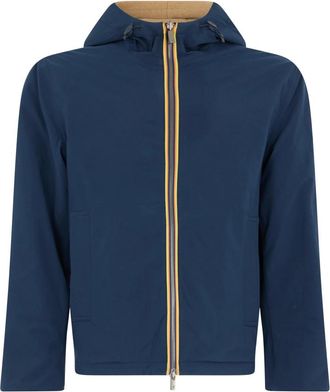 K-Way Homme, Vestes, Bleu, Taille: XL Veste &agrave; capuche Claudel