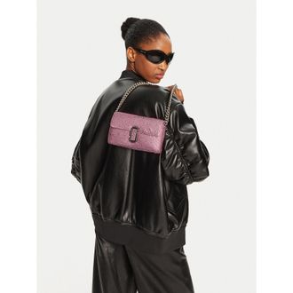 Marc Jacobs Handtasche Marc Jacobs The Rhinestone J Marc Mini Shoulder Bag H912M06RE22 Rosa