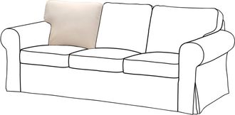 IKEA EKTORP Innenkissen f Rückenpolst 3er-Sofa
