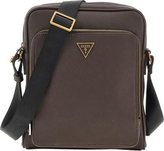 Guess Milano Top Crossbody Dark Brown