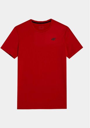 4F T-Shirt 4FWSS24TFTSM598 Rot Regular Fit