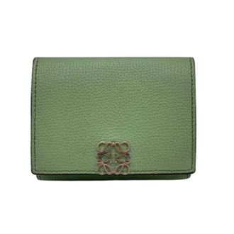 Loewe Pre-owned Leder Portemonnaies - - Pre-owned - Damen - Gr&uuml;n - ONE SIZE