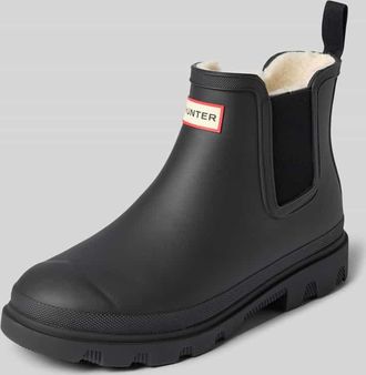 Hunter Stiefel mit Logo-Detail