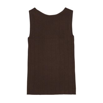 Remain &Auml;rmelloses Tanktop - - Tops - Damen - Braun - S