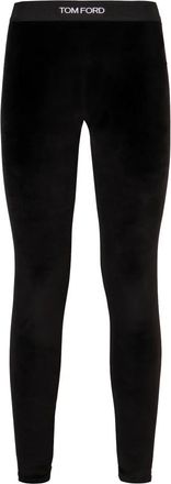 Tom Ford Femme, Pantalons, Noir, Taille: 40 FR Velvet Leggings