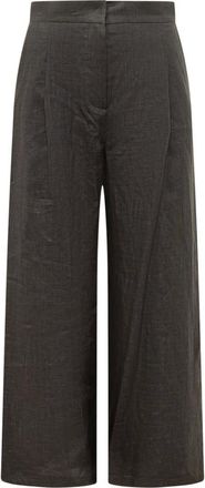 Max Mara Femme, Pantalons, Noir, Taille: 44 FR Long Pantalons