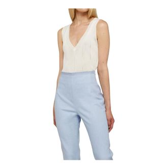 Genny Femme, Tops, Blanc, Taille: 38 FR Pulls