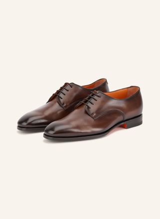 Santoni Schn&uuml;rer Archer braun