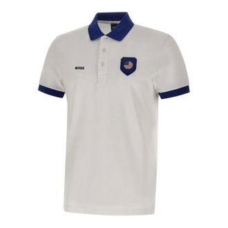 HUGO BOSS Homme, Tops, Blanc, Taille: M Paddy Polo