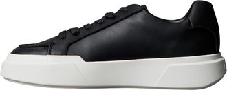 Calvin Klein Damen Chunky Cupsole Lace Up LTH Pinch Yw0Yw02020 Niedriges Oberteil, Black (Black/Vaporous White/Gum), 40 EU